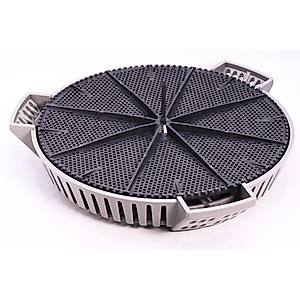 Drain Defender Easy-Install Two-Stage Stairwell Drain Cover Resists Yard Waste Clogs and Flooded Basements