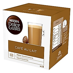 Nescafé Dolce Gusto Café au lait, Pack of 6, 6 x 16 Capsules