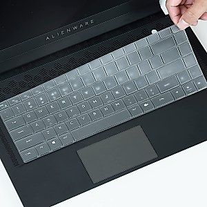 Keyboard Cover for 2024 2023 2022 Dell Alienware m15 R5 R6 R7/Alienware m17 R5/Alienware M16 R16 R1, Alienware x15 R1 R2 15.6" Gaming Laptop, Alienware x17 R1 R2 17.3", Dell G16 7630 7620 16 Inch -TPU