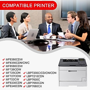 2-Pack CRG318 Black Toner Cartridge Remanufactured Compatible CRG318 Replacement for Canon MF8380Cdw LBP7210Cdn LBP7600C LBP7660Cdn MF722Cw MF8330Cdn MF8340Cdn Printer