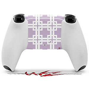 WraptorSkinz Skin Wrap compatible with Sony PS5 DualSense Controller Boxed Lavender (CONTROLLER NOT INCLUDED)