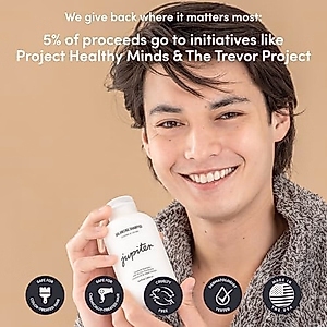 Jupiter Anti-Dandruff Shampoo, for Women & Men, Physician-Formulated for Flaky, Itchy, Oily, Dry Scalp, Vegan, Sulfate-Free, Color-Safe, & Paraben-Free, Anti-Dandruff Shampoo with Zinc, 9.5 fl oz