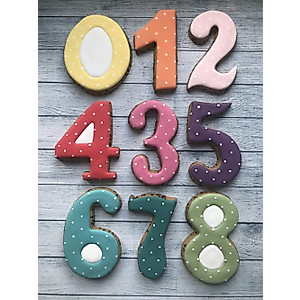 LILIAO Number 2 Cookie Fondant Biscuit Cutter for Birthday/Anniversary/Special Day - 2.6 x 4 inches - Stainless Steel