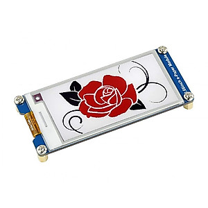 Coolwell Waveshare 2.66inch E-Paper E-Ink Display Module (B) for Raspberry Pi/Jetson Nano, 296×152 Pixels, SPI Interface,Red/Black/White Three-Color