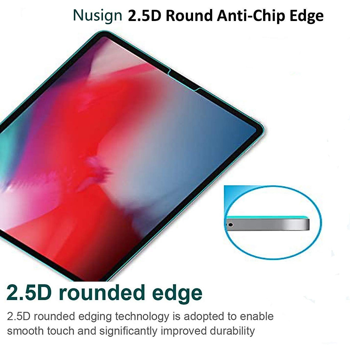 [2 Pack]Nusign 10.2‘’ Paperfeel blue light Screen Protector ,Compatible with iPad 9/8/7 (10.2-Inch, 2020/2019 Model, 9th,8th / 7th Generation).Anti-Blue Light (Eye Care) Protection. Anti-Glare Matte Surface for Drawing, Great Sensitivity. Scratch Proof