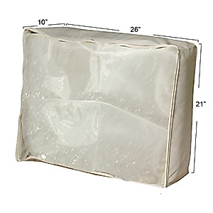 Household Essentials Blanket Storage Bag - Natural Canvas