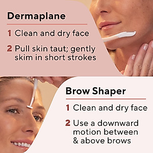 Finishing Touch Flawless DermaPlane Travel Pack Facial Exfoliator & Hair Remover