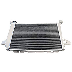 OzCoolingParts 4 Row Core All Aluminum Radiator for 1985-1997 86 87 88 89 90 91 92 93 94 95 Ford Bronco F-150 F-250 F-350 4.9L L6