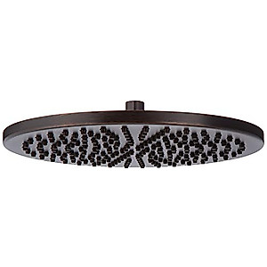 DELTA FAUCET 52158-RB25 Single-Setting Metal Raincan Shower Head, 2.5 GPM Water Flow, Venetian Bronze