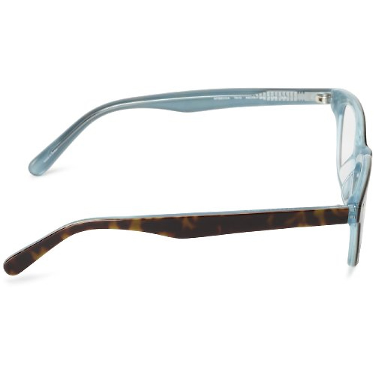 Kate Spade Women's Rebec Cat Eye Reading Glasses, Tortoise Aqua, 49 mm (2 x Magnification Strength)