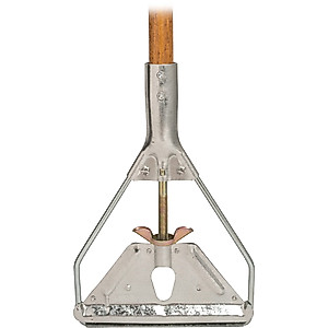 Genuine Joe-GJO54201 Cotton Wet Mop with Handle 60" Width x 0.94" Height; Cotton HeadWood Handle – Lightweight