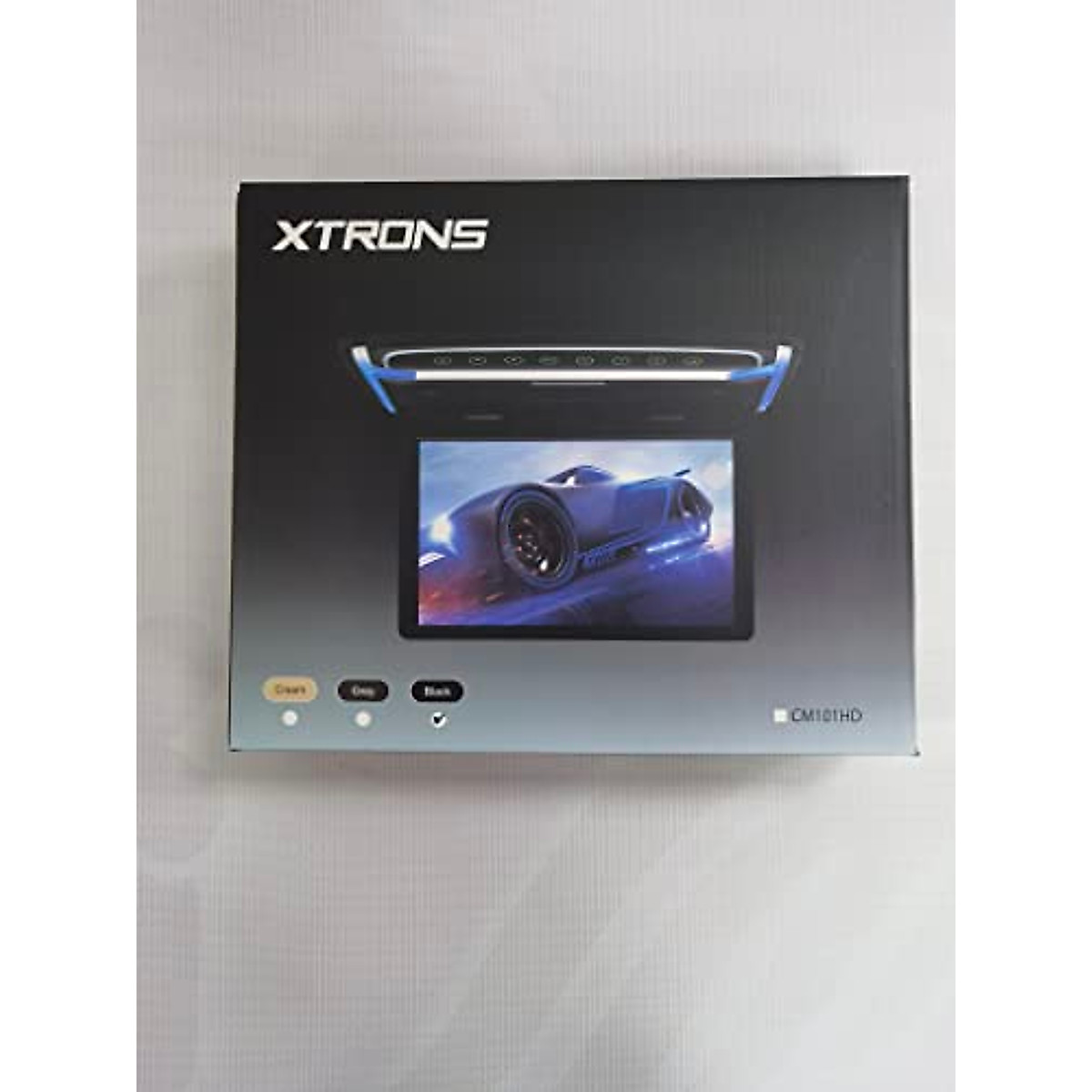 XTRONS® 10.2 Inch Digital TFT Screen 1080P Video Car Overhead Player Roof Mounted Monitor HDMI Port (No DVD Drive)