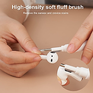 Cleaner Kit for Airpods Pro 1 2 3, Multi-Function Earbuds Cleaning Pen with Soft Brush for Bluetooth Earphones Case,Wireless Earpods,Headphones,Headsets,iPhone,iPad,Laptop,Camera,Phone,Lego