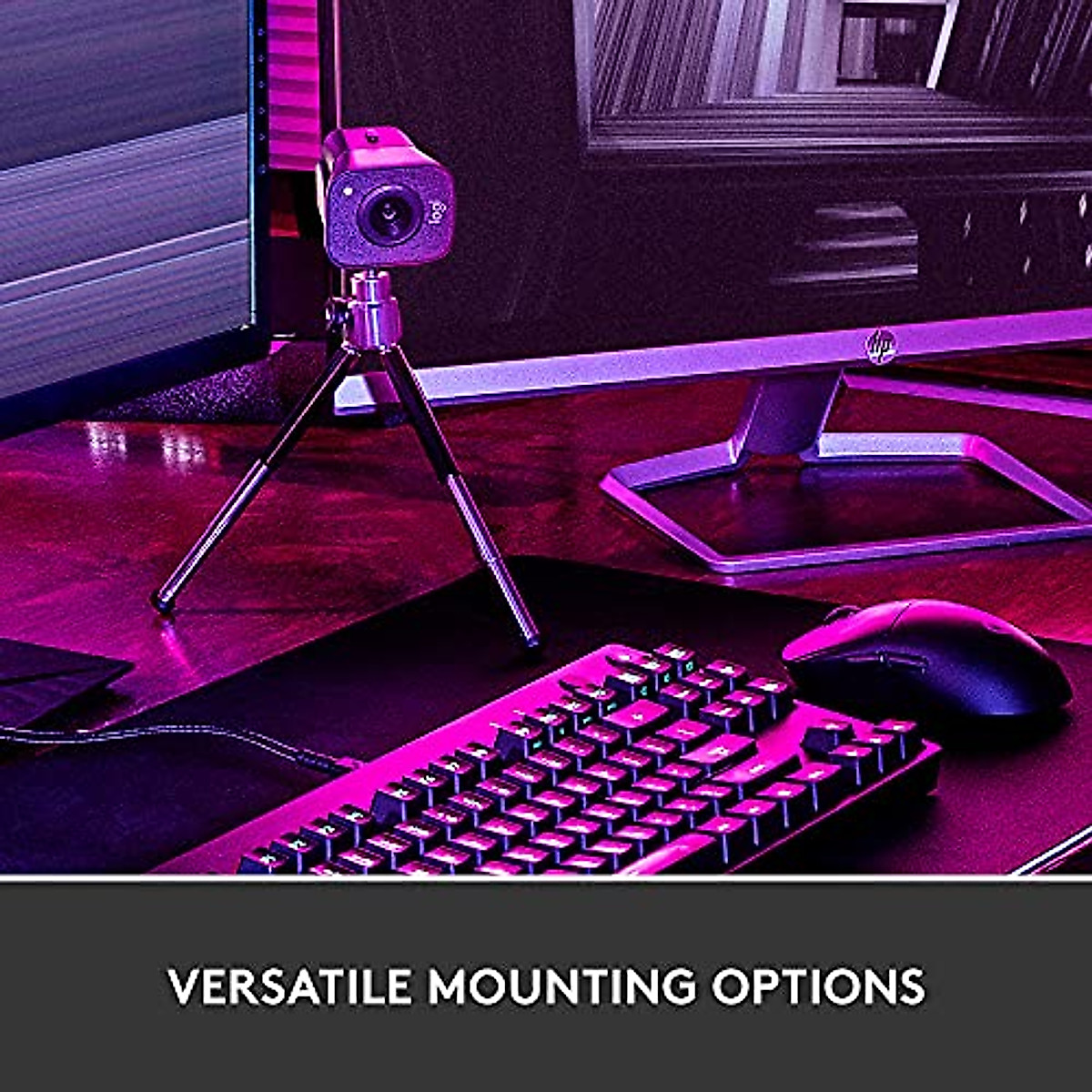 Logitech for Creators StreamCam Premium Webcam for Streaming and Content Creation, Full HD 1080p 60 fps, Premium Glass Lens, Smart Auto-Focus, for PC/Mac – Graphite