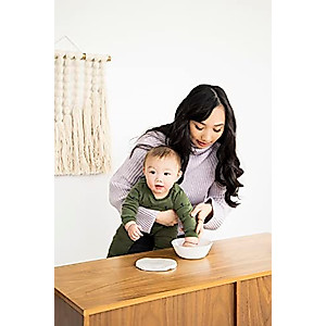 Tiny Ideas Baby's Handprint or Footprint Christmas Ornament, Easy No-Bake Keepsake Kit, Creative Holiday Gift for New and Expecting Parents, Clay