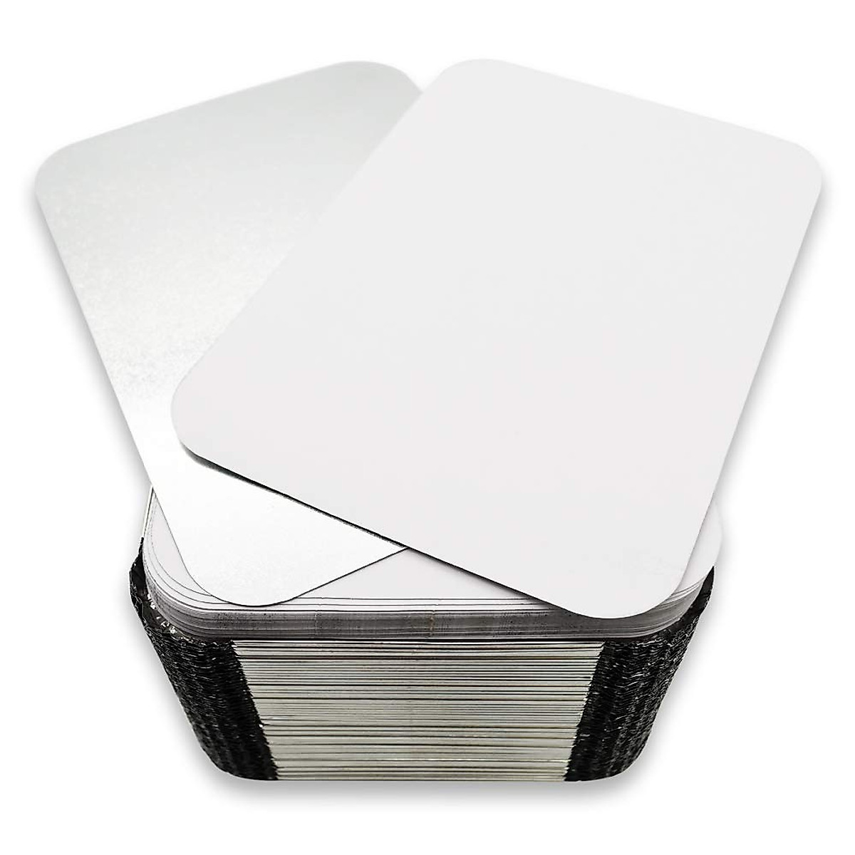 Fig & Leaf (480 Pack) Premium 1.5-LB Takeout Pans with Lids l Medium 7" x 5" x 2" l Heavy Duty Disposable Aluminum Foil for Catering Party Meal Prep Freezer Drip Pans BBQ Potluck Holidays