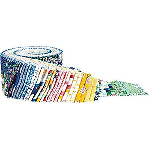 Riley Blake Fabric Rocky Mountain Wild 2.5 Inch Rolie Polie, 40 Pcs