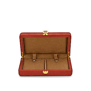 ZSEDP Multi-function Velvet Ring Display Box with Microfiber Jewelry Organizer Case for Pendant Bracelet ( Color : D , Size : 20.5*11.5*5.5cm )