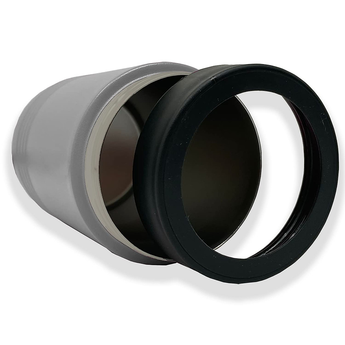 LaserGram Double Wall Insulated Beverage Can Holder, Basketball Coach, Personalized Engraving Included (Standard Can, Gray)