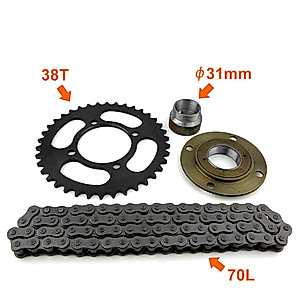 L-faster 48V 500W Cyclecar Bike Electric Engine Kit with Brushless DC Motor and Throttle Handle Grip with Power Key Lock