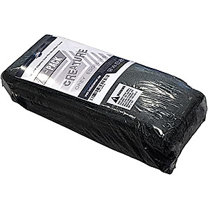 The Rag Company - Creature Edgeless Auto Detailing Towels (10-Pack) Professional 70/30 Blend, Dual-Pile Plush Microfiber, Buffing & Polishing, 420gsm, 16in x 16in, Black