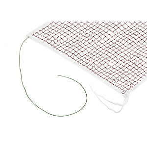 Badminton Replacement Net with Rope Cable, Universal 20ft Volleyball Badminton Pickleball Net for Garden School Yard Backyard Garden Training Gym Sport Supply