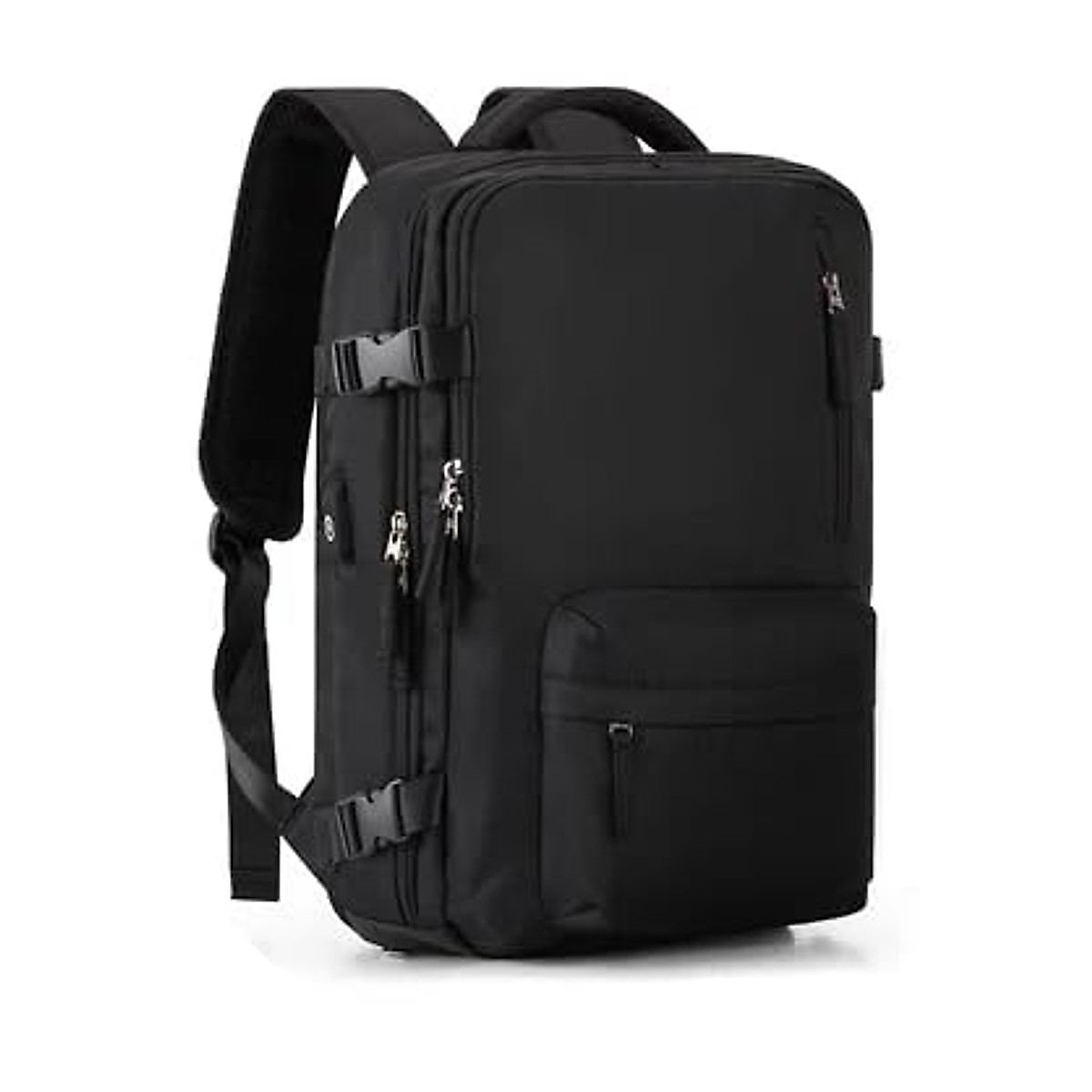 2023 Newest Women's Large Travel Backpack Waterproof Hiking Rucksack, Carry On Backpack Flight Approved, Outdoor Daypack (Black)