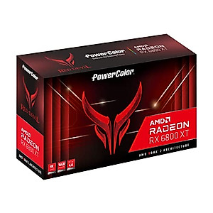 PowerColor Red Devil AMD Radeon™ RX 6800 XT Gaming Graphics Card with 16GB GDDR6 Memory, Powered by AMD RDNA™ 2, Raytracing, PCI Express 4.0, HDMI 2.1, AMD Infinity Cache