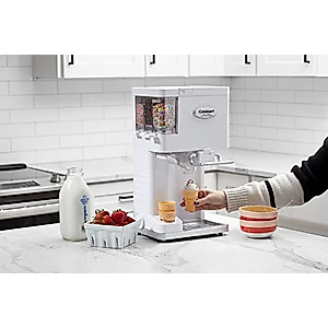 Cuisinart ICE-45P1 Mix-it-in 1.5-Quart Soft Serve Ice Cream Maker, Make Professional Quality Ice Cream, Yogurt, Sorbet and Sherbet from Home, White