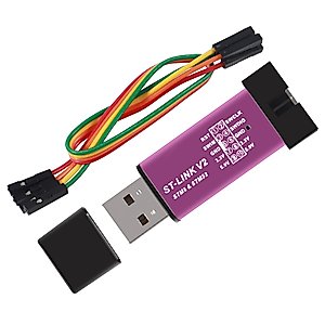 AITRIP 5 PCS ST-Link V2 Emulator Downloader Programmer Support Programming Unit STM8 STM32 (Random Color)