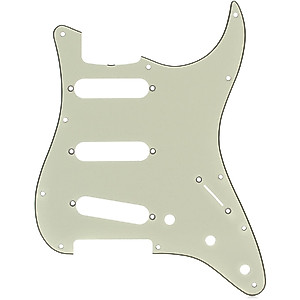 Fender 62 Stratocaster 11 Hole Mint Green Pickguard, 3-Ply for 3 Single Coil Pickups