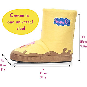 Peppa Pig Toys Muddy Puddle Boots with Sounds | Interactive Wearable Yellow Toy Wellies with Sound and Music activated as you Walk or Run