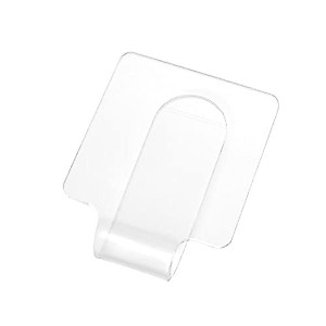 2Pcs Makeup Hand-held Palette Professional Clear Acrylic Makeup Mixing Tray Palette for Foundation Eyeshadow Powders Cosmetics Nail Art Manicure Palette