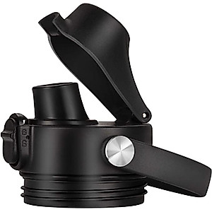 XACIOA Spout Lid for Yeti Rambler Bottle,Chug Cap with Push Bottom Replacement Top Lid,Fit 18 26 36 64 oz,BPA Free, Straw Lid Cover Accessories