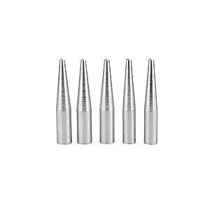 AMEYXGS 12pcs Archery Arrowheads Stainless Steel Arrow Points Shooting Target Practice Arrow Tips Use for Paste Outside The Arrow Shafts (OD: 9 mm, ID: 8 mm)