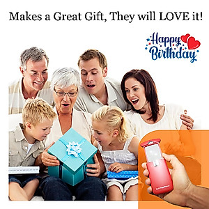 EasY Magnifier Small Pocket Magnifying Glass 3X with LED Light for Reading; Lighted Hand Held Coin Loupe; Mini Magnify Lens; Gifts for Seniors