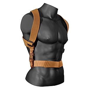 Rothco Combat Suspenders, Coyote Brown