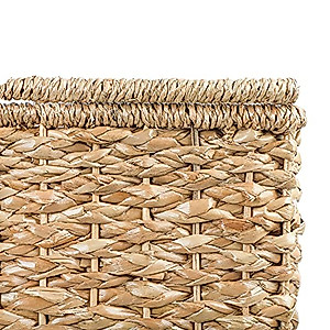 Creative Co-Op Woven Bankuan Rope Stair Basket with Handles, Natural