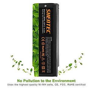 Shentec 2-Pack 4000mAh 6V Battery Compatible with Paslode 404717 B20544E BCPAS-404717 404400 900400 900420 900600 901000 902000 B20720 CF-325 IM200 F18 IM250 IM250A IM350A IM350CT PS604N, Ni-MH