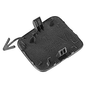 X AUTOHAUX Car Front Bumper Tow Hook Cover 622A14GA0A for Infiniti Q50 2014-2017 Tow Hook Eye Lid Cover Trailer Cap Gray