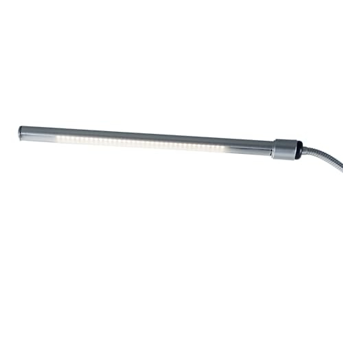 Desk Lamp with Clamp - Modern Contemporary LED Clip on Light for Desk or Table - Accessories for Home Office or Dorm Room by Lavish Home (Silver)