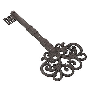 LIFKICH Cast Iron Key Accessories Vintage Wall Art Gifts Large Farmhouse Organizer Home Decor Iron Wall Sculpture Vintage Decor Mini Bride Gift Garden Decoration Retro Key Ring Baby Pirate
