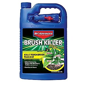 BioAdvanced Brush Killer Plus, Ready-to-Use, 1 Gal – Kills Tough Brush Roots & All, Kills Poison Ivy