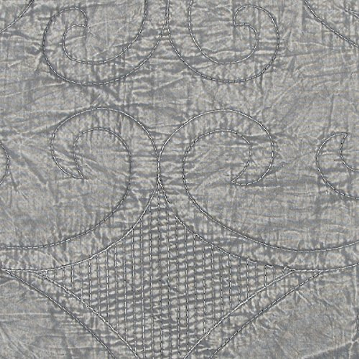 Rizzy Home | BQ4566 | Polyester King Sham | 20"x36" Gray/Black/Nuetral Solid