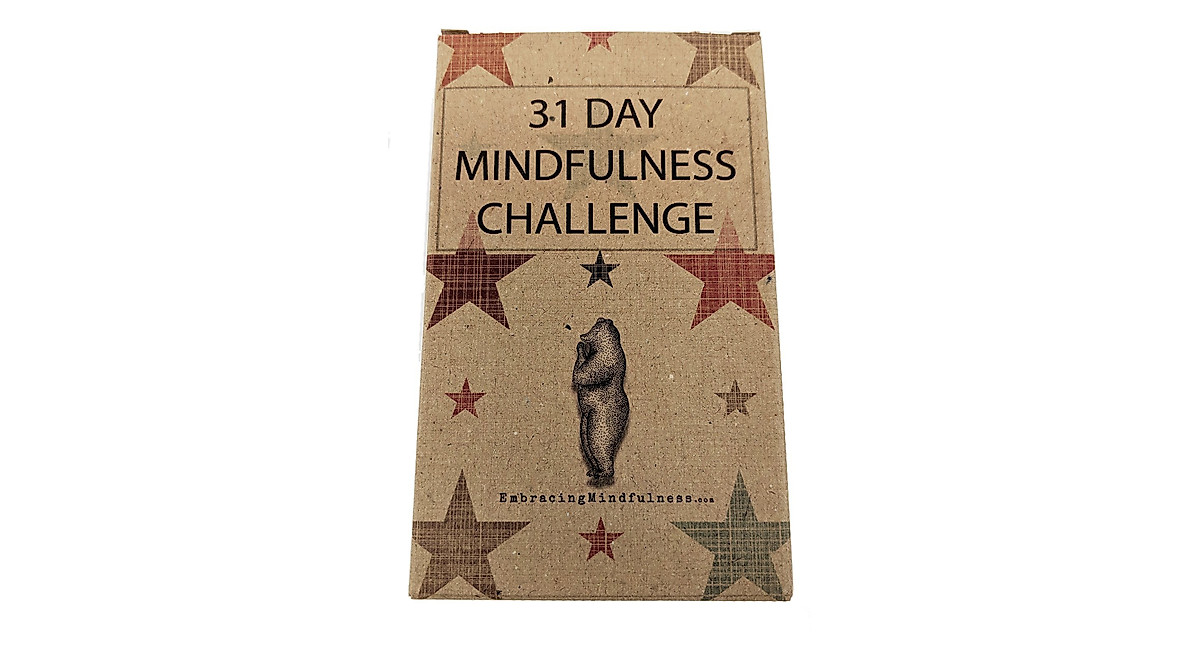 31 Day Mindfulness Challenge Cards for Stress Relief & Focus