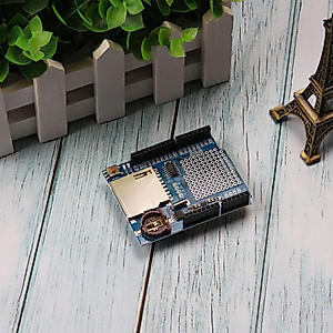 Ximimark 2PCS Data Logger Module Logging Shield Data Recorder DS1307 for Arduino UNO SD Card