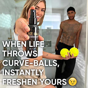 Derm Dude Amaze Balls Deodorant & Anti Chafing Sack & Groin Spray for Men | Formulated with All-Natural DeoPlex for Odor Control | With Refreshing Aloe Vera - MVP & Coconut Rush Scent Bundle, (2 Pack)