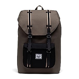 Herschel Supply Co. Little America Mid-Volume Bungee Cord/Black One Size