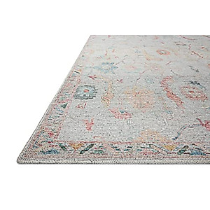 Loloi II Elysium Collection ELY-01 Pebble/Multi 5'-0" x 7'-6" Area Rug