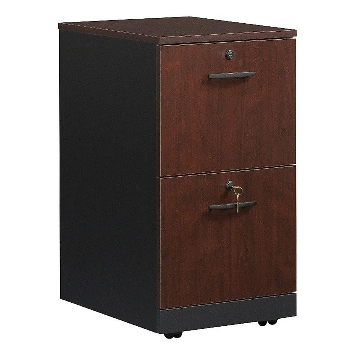 BOWERY HILL 2 Drawer Transitional File Cabinet in Classic Cherry